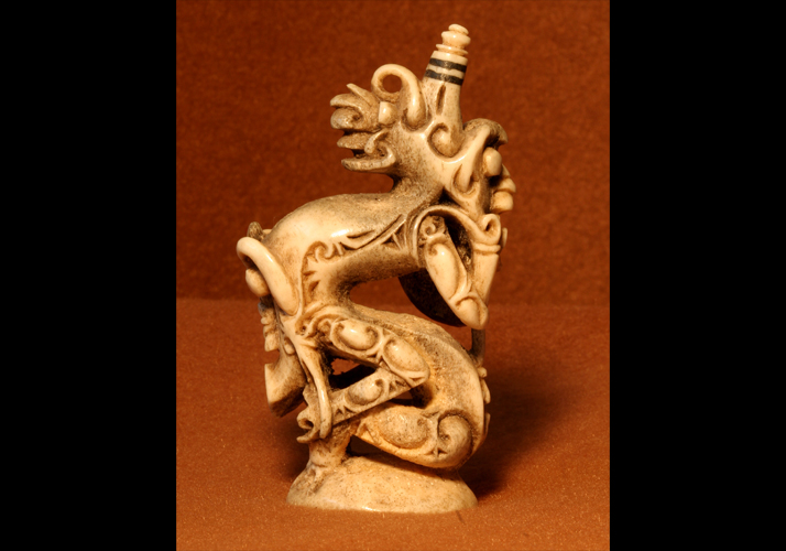 Borneo Dayak Tribal Bone Carving